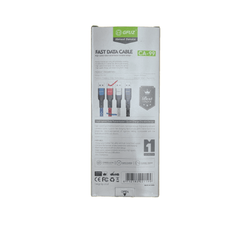کابل شارژ تایپ سی GFUZ مدل CA-99 - امین 24 امانت دار اعتماد شما